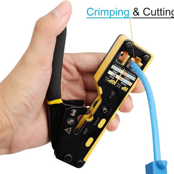 Solsop | Other | Solsop Pass Through Rj45 Crimp Tool Kit Ethernet ...